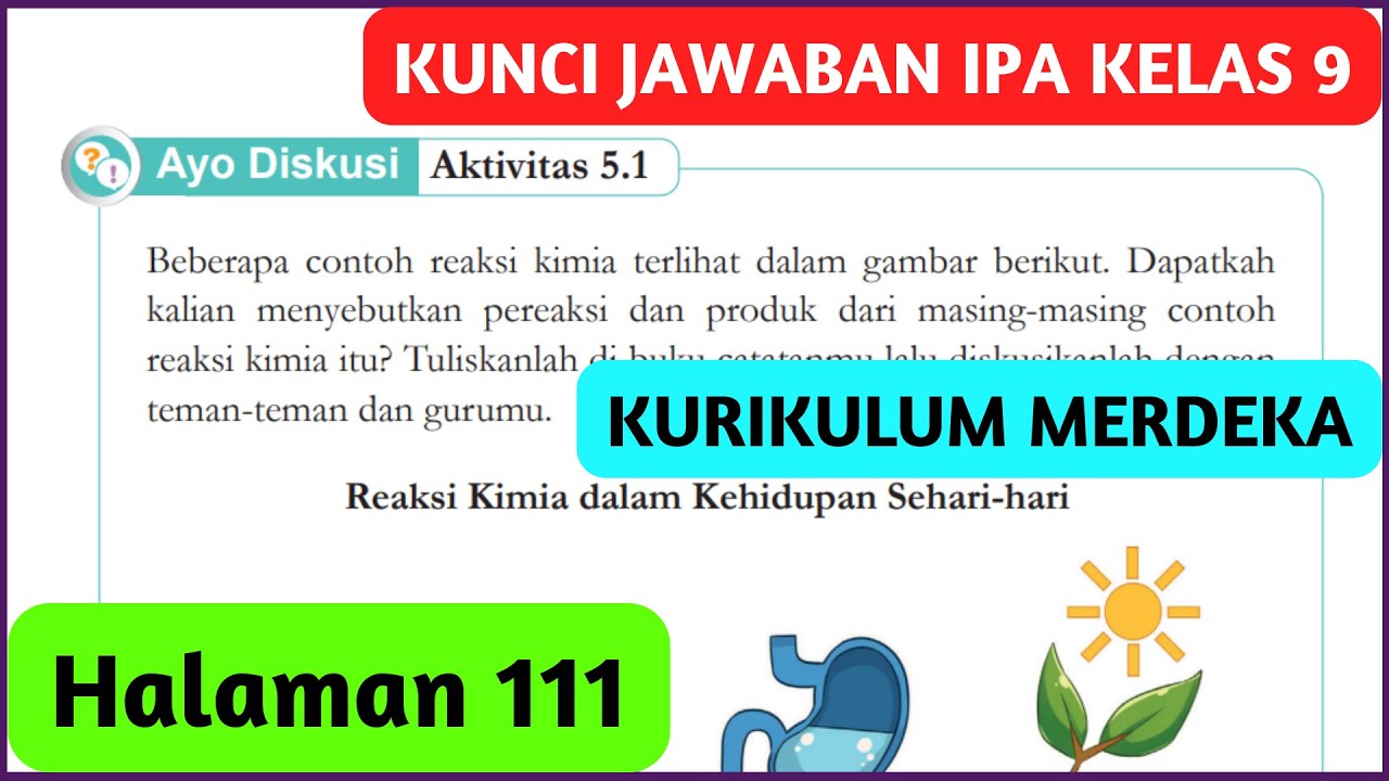 Kunci Jawaban IPA Kelas 9 Halaman 111 Kurikulum Merdeka Ayo Diskusi ...