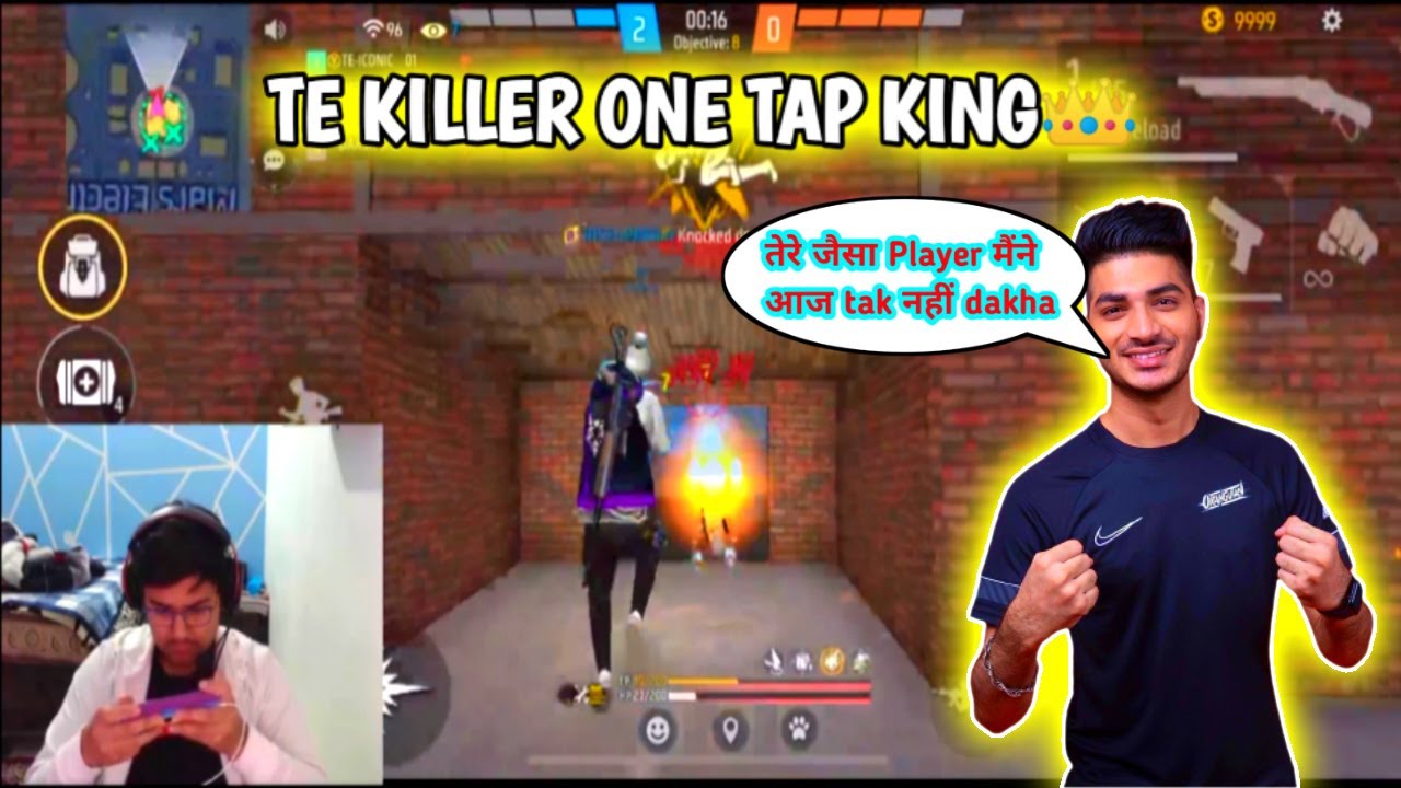 KILLER FF 1 V 4 ICONIC BHAI SHOCKING REACTION😱| KILLER FF 1 VS 4 CLUTCH | OG KILLER | KILLER FF ...