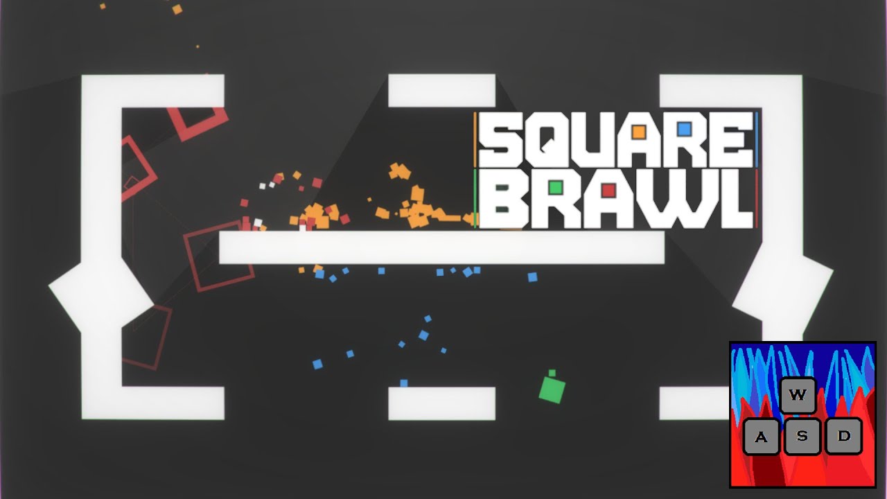 Fighting as squares with shotgun blasts?! (Square Brawl) - YouTube