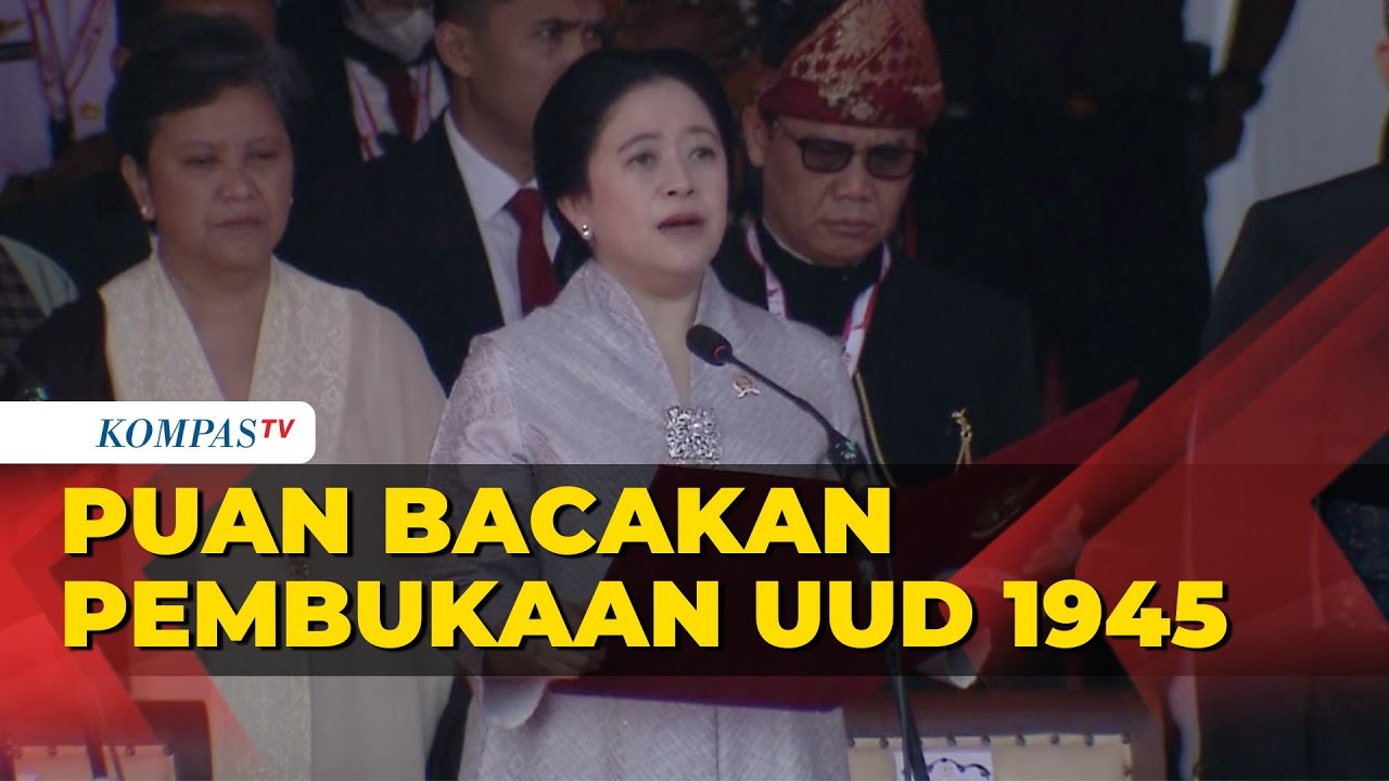 Momen Puan Baca Pembukaan UUD 1945 - YouTube