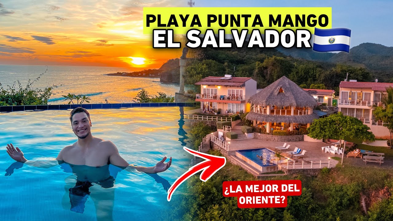 ¿LA MEJOR PLAYA del ORIENTE de El Salvador? 🇸🇻🏖️ Playa Punta Mango 🥭 ...