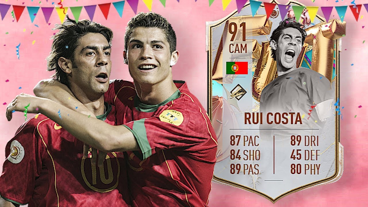 FIFA 23: 91 FUT BIRTHDAY ICON RUI COSTA REVIEW - GOOD VALUE META ICON ...
