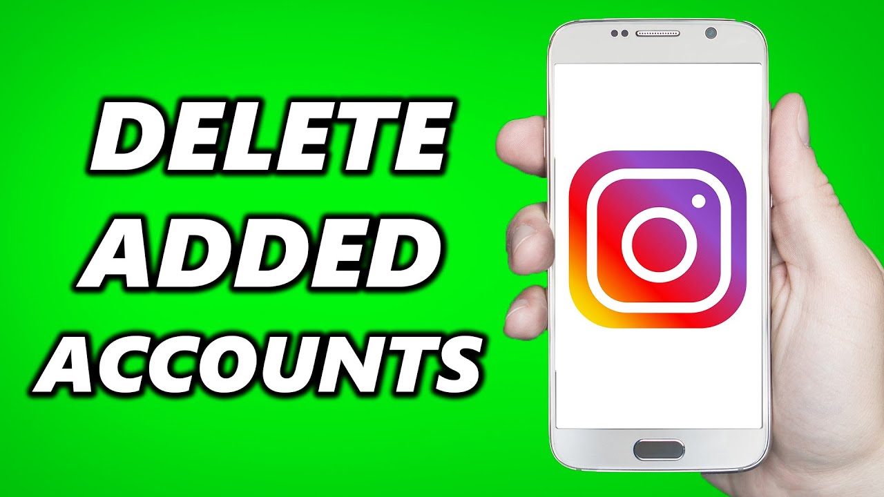 How to Remove or Delete an Added Instagram Account! (Simple) - YouTube