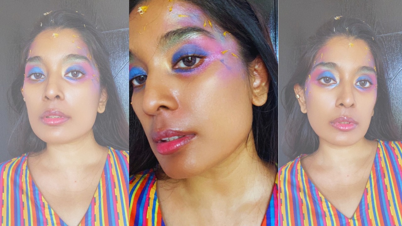 Beginner makeup for eyes - Creative Makeup Tutorial #holimakeup2025 ...