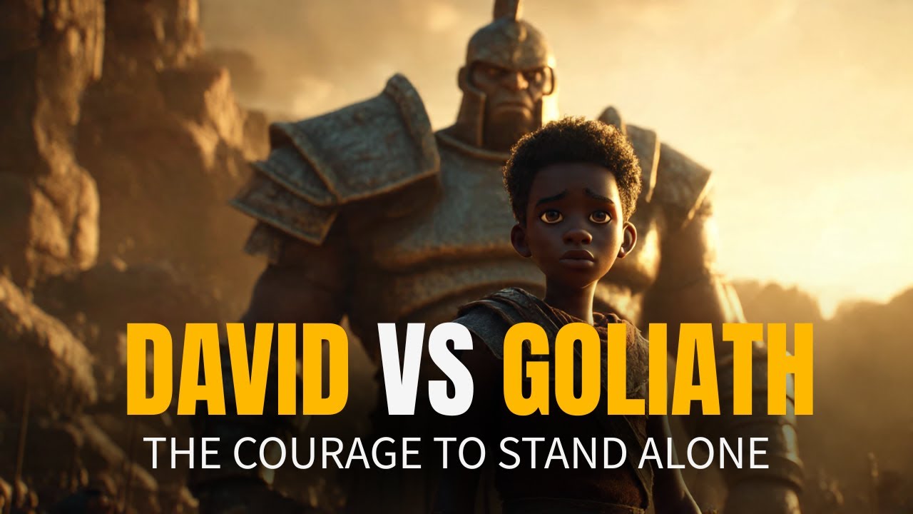 David & Goliath: The Courage to Stand Alone | Pixar-Style Bible Story ...
