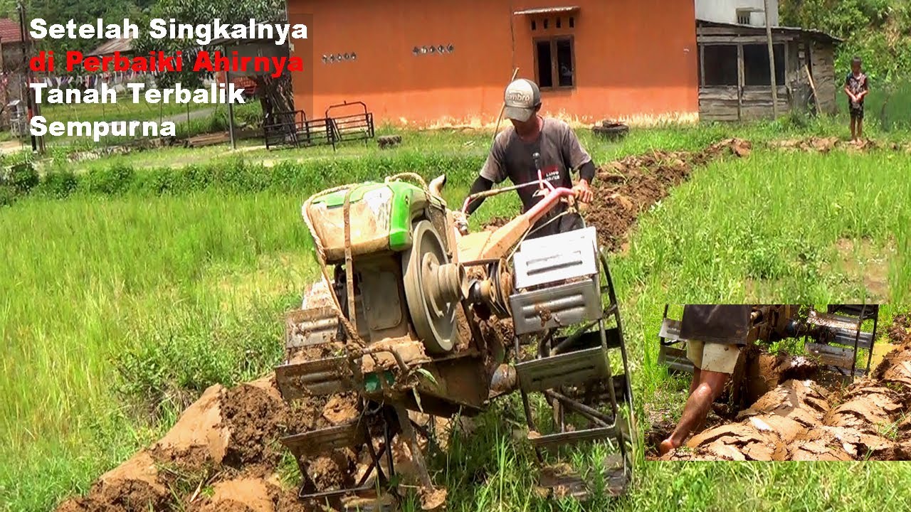 Singkal Traktor Sawah G600 Hasilnya Sempurna setelah di perbaiki - YouTube