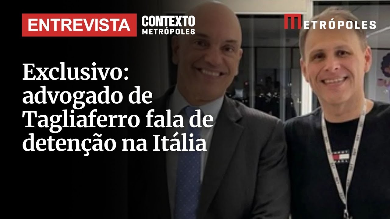 Exclusivo: Advogado explica detenção de Tagliaferro, ex-assessor de ...