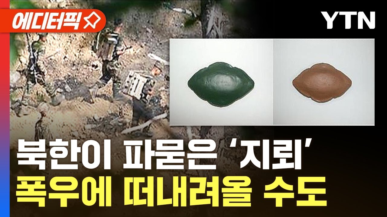 [에디터픽] 北, DMZ서 지뢰 수만 발 추가 매설…의도적으로 남쪽 흘려보낼까 '촉각' / YTN - YouTube