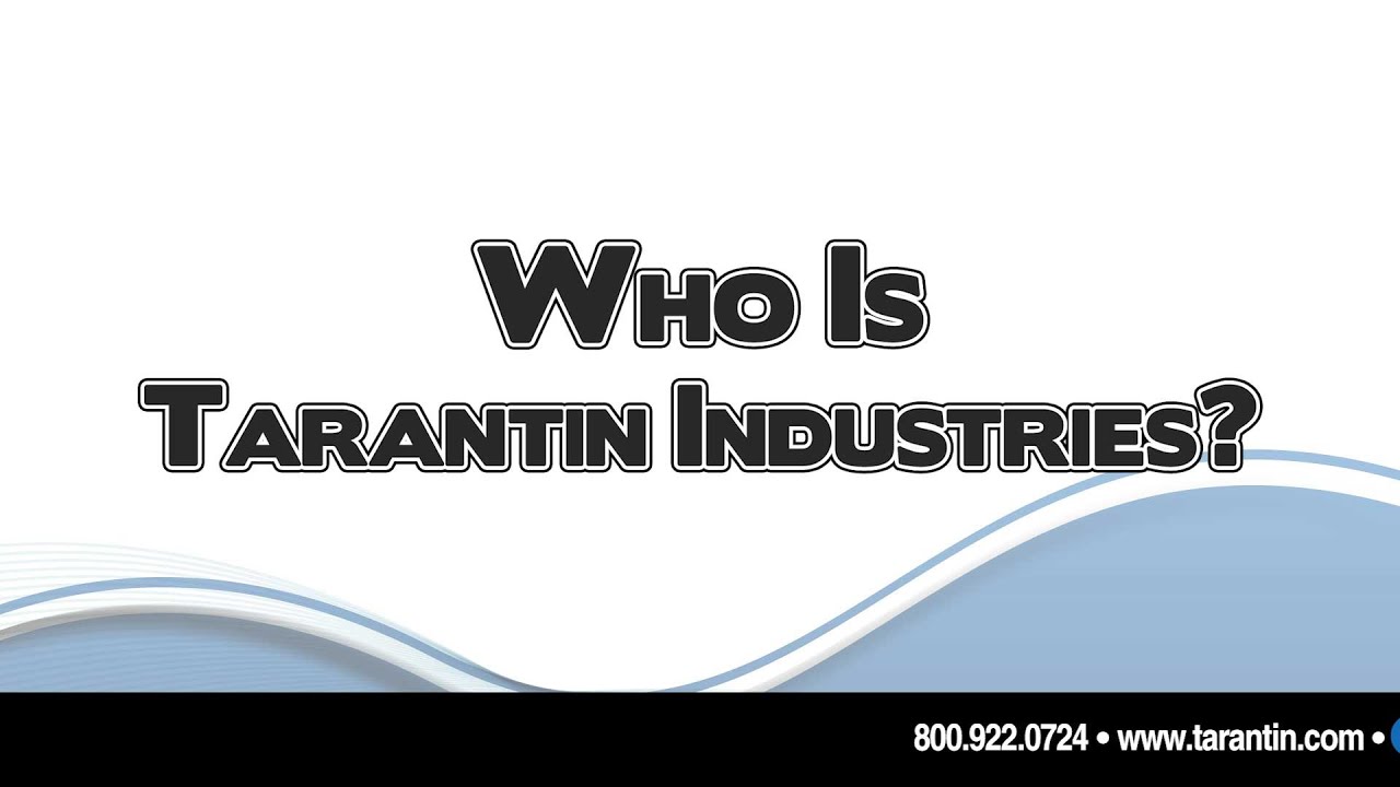 Who Is Tarantin Industries? - YouTube