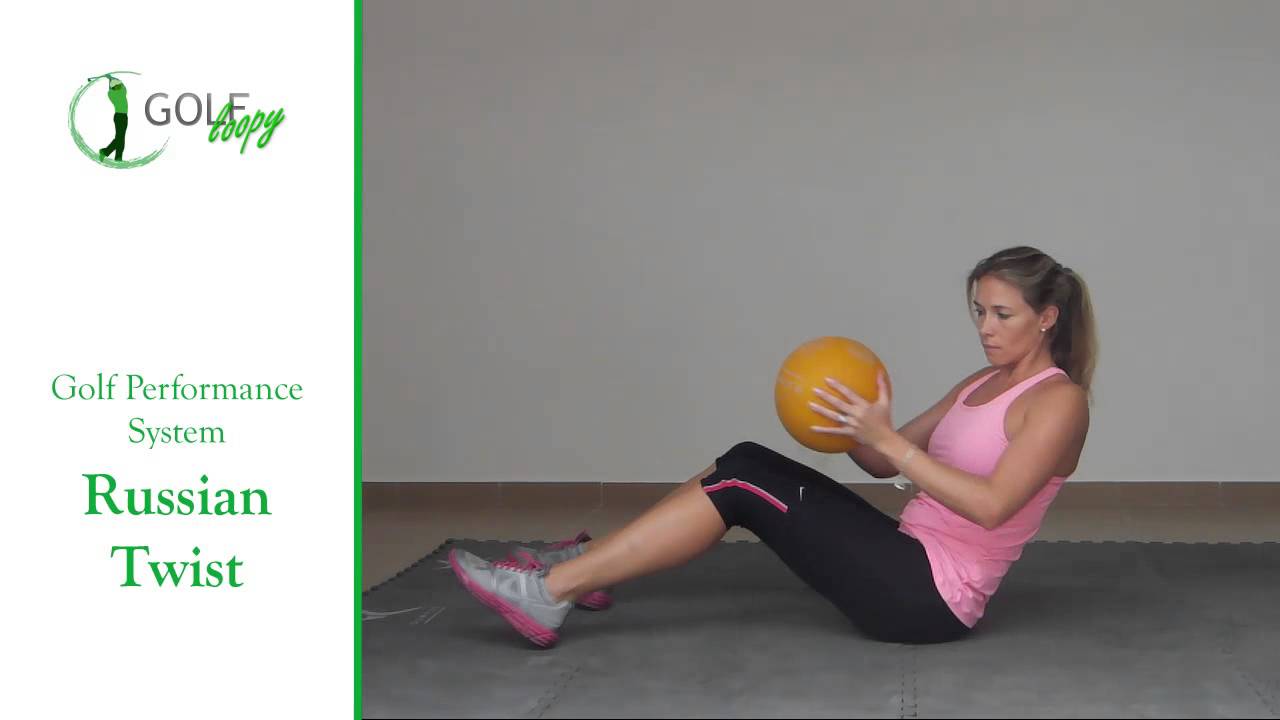 Golf Strength Exercise - Russian Twist - YouTube