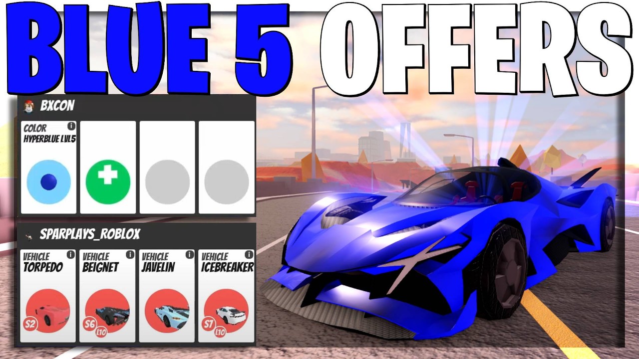 What Do People Offer For Hyper Blue Level 5? (Roblox Jailbreak) - YouTube