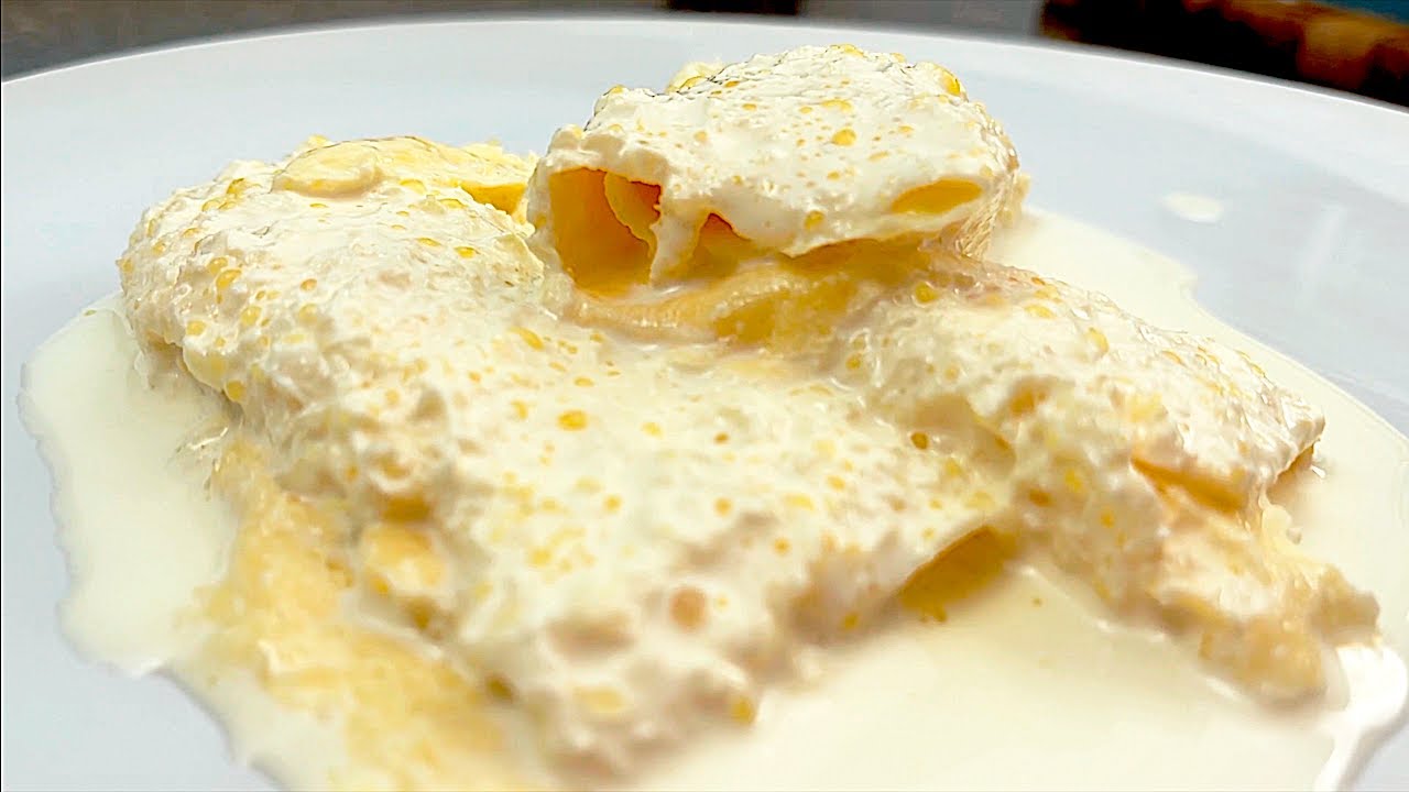Sahne mit Milch mischen! Ich kaufe nicht mehr im Laden. Nur 2 Zutaten ...