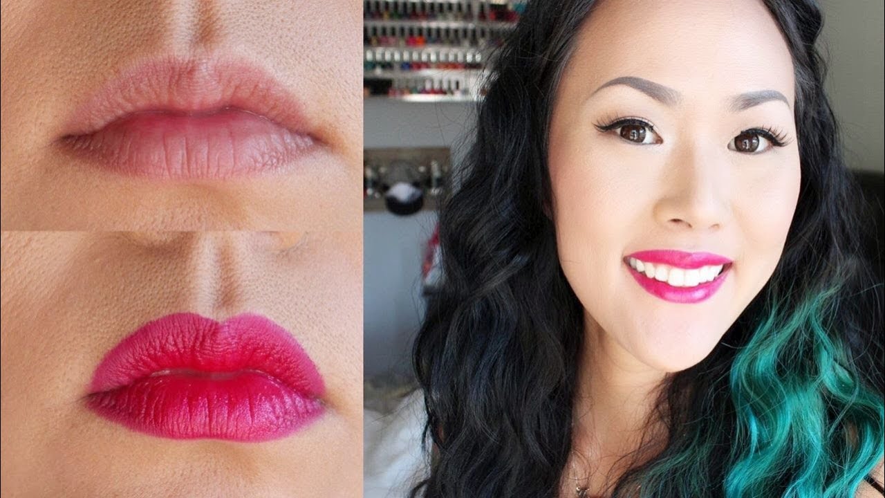 Bright Lipstick Makeup Tutorial - YouTube