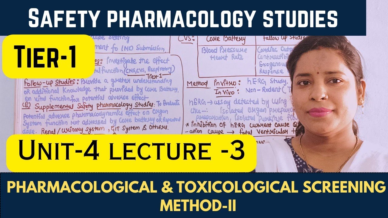 Safety Pharmacology Studies | Importance | Types of Safety Pharmacology Studies | Tier-1 | CNS ...
