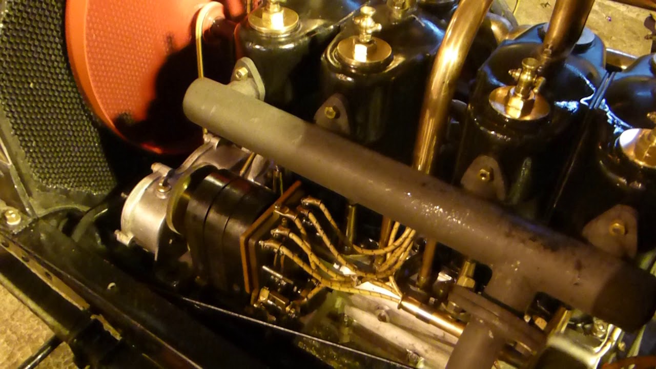 1906 Beeston Humber Engine First Start - YouTube