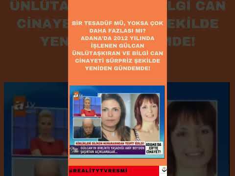 Adana'da 13 yıl önce işlenen Gülcan Ünlütaşkıran ve Bilgi Can cinayeti dosyası-yayınları