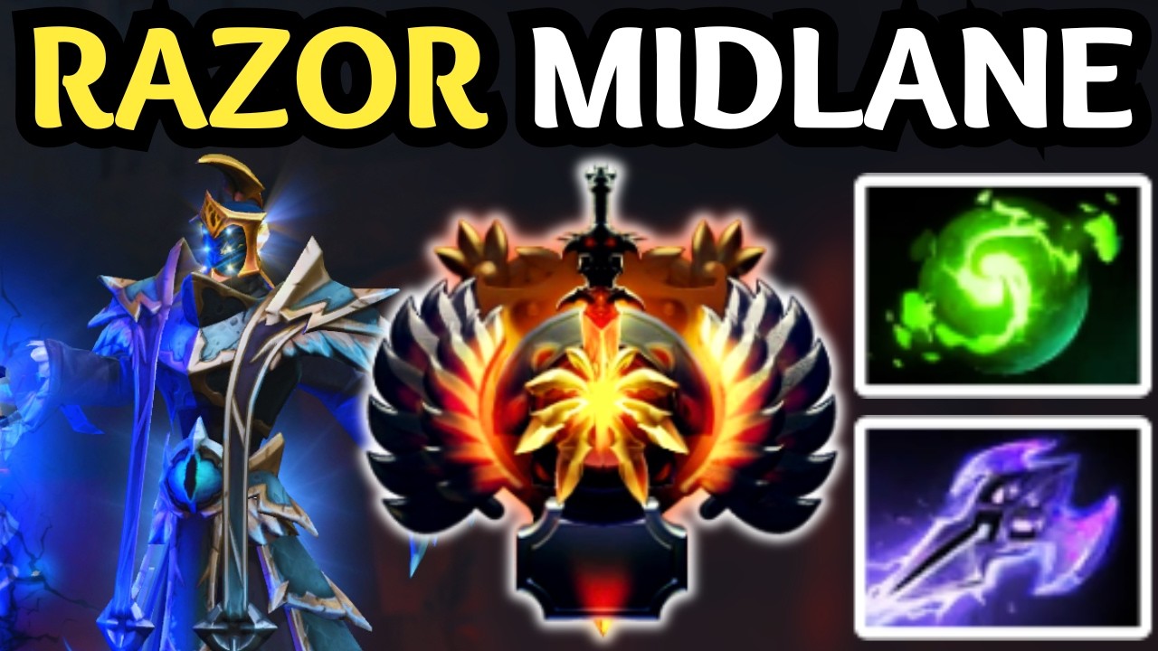 🔥 21 KILL RAZOR MID IS BROKEN ?! LINK ONE CORE = FIGHT OVER | DOTA 2 🔥 ...