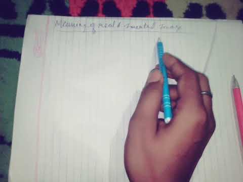 Actual meaning of real and inverted image - YouTube