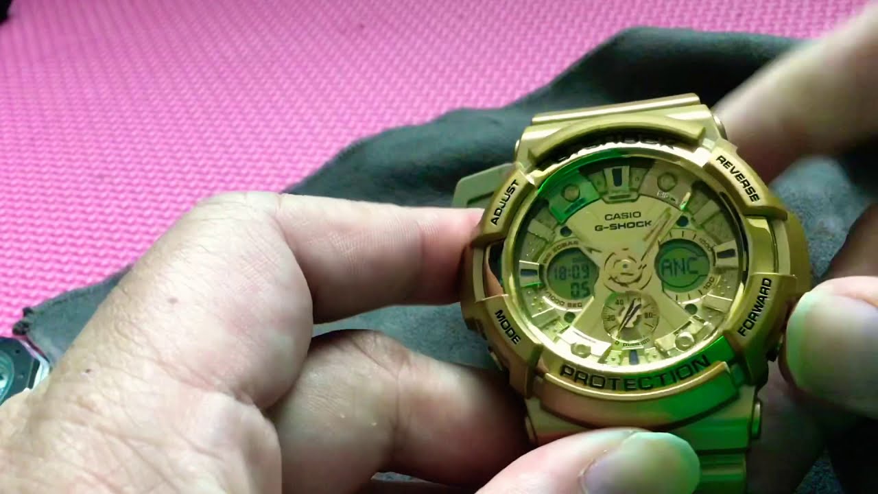 36. 港人講錶：Casio G-Shock 金色 型號 5229 GA-200GD Japan Mov’t - YouTube