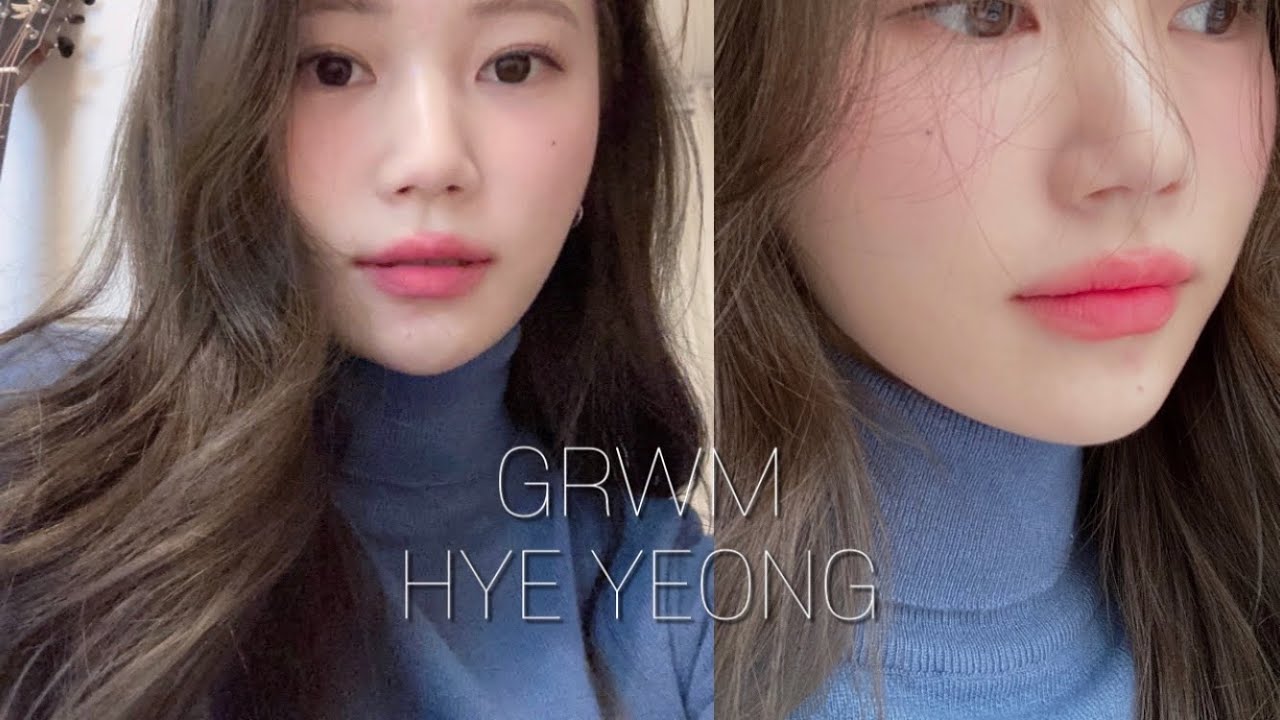 Grwm 여쿨 메이크업💁🏻♂️ 분위기 있어보이는 데일리 핑크 메이크업 여름쿨톤여쿨라이트 Youtube