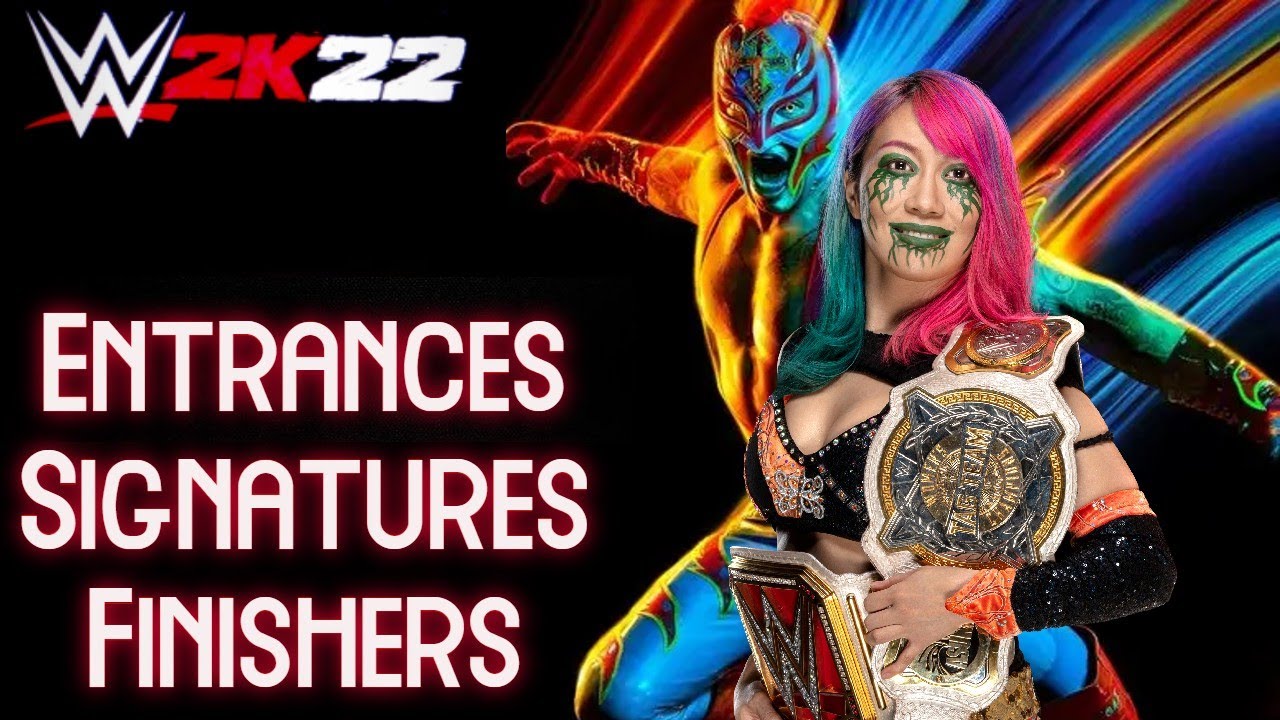 WWE 2K22 Entrances/Signatures/Finishers: Asuka - YouTube