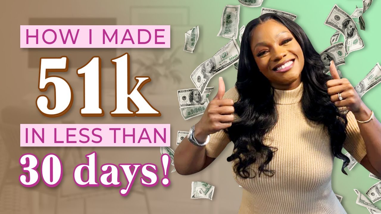 How I made 51K in less than 30 days! - YouTube