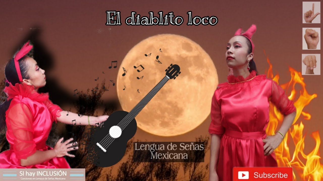 El diablito loco en lengua de señas mexica_Leda Moreno - YouTube