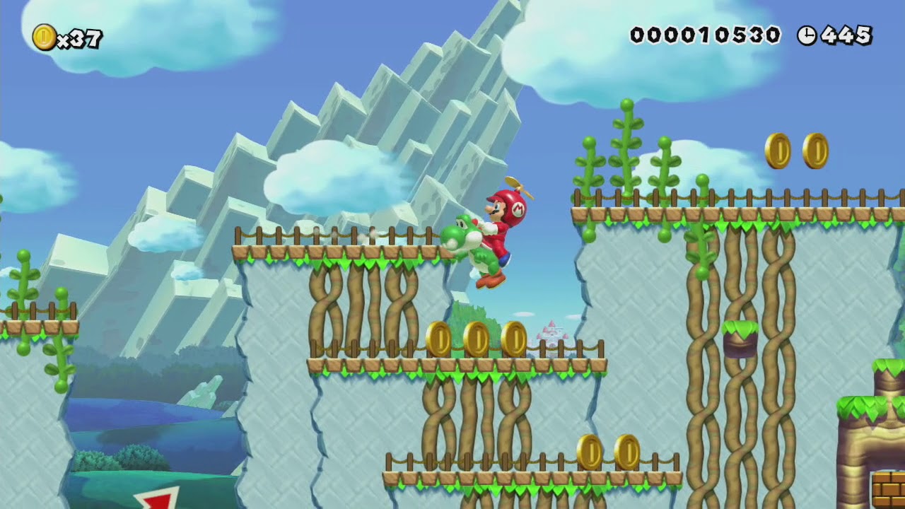(6-3)Bombo Topo -Monty's Grotto- by NintenU - SUPER MARIO MAKER - NO ...