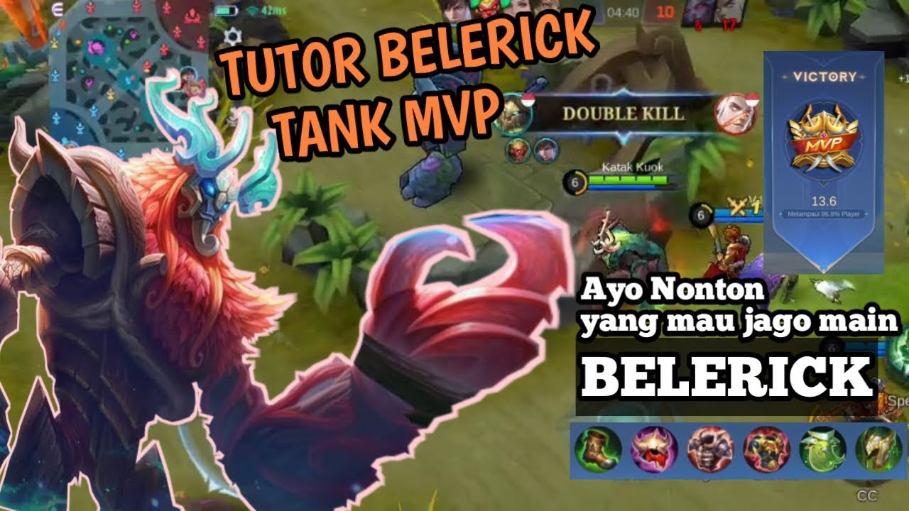 TANK MVP BELERICK - BEST BUILD BELERICK 2023 | BUILD TOP 1 GLOBAL ...