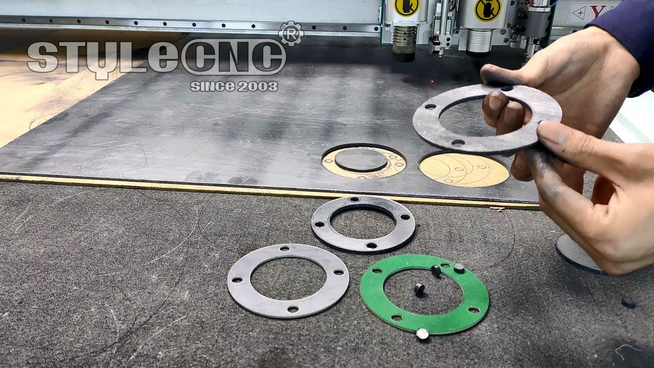 2020 Newest CNC Knife Cutter For Cutting Graphite Gasket With ...