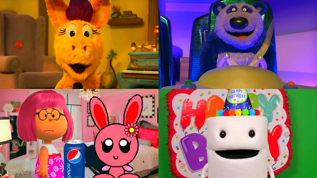 A Hee-Hawsome Birthday Shoutout From Donkey Hodie & Purple Panda - YouTube