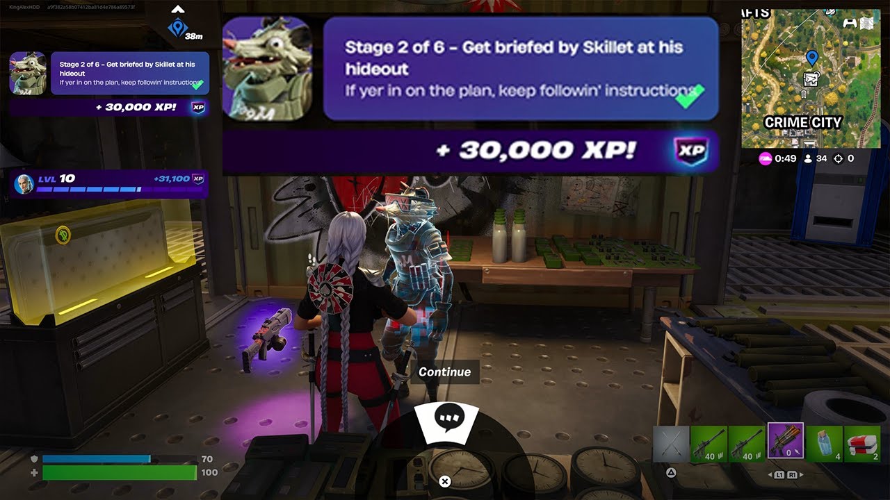 How to EASILY Get briefed by Skillet at his hideout in Fortnite ...