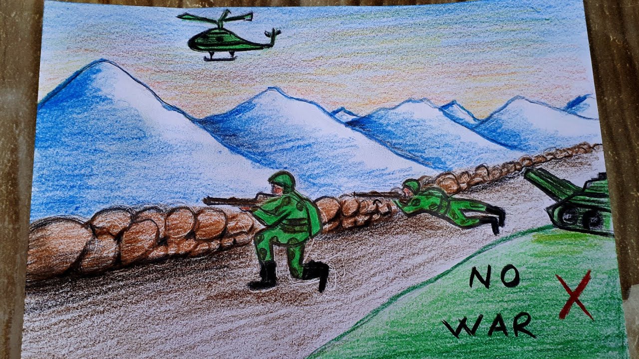 SOLDIER DRAWING / WAR DRAWING / ASKER ÇİZİMİ / SAVAŞ RESMİ #asker # ...