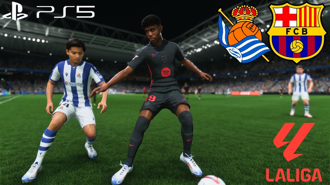 FC 25 - REAL SOCIEDAD VS FC BARCELONA - LA LIGA 24/25 - ESTADIO REALE ...