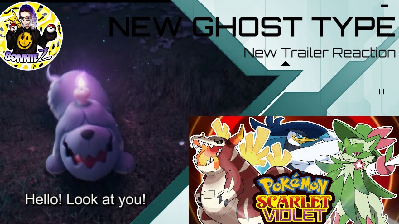 NEW Pokemon Scarlet/Violet Trailer Introducing new ghost type Pokemon ...