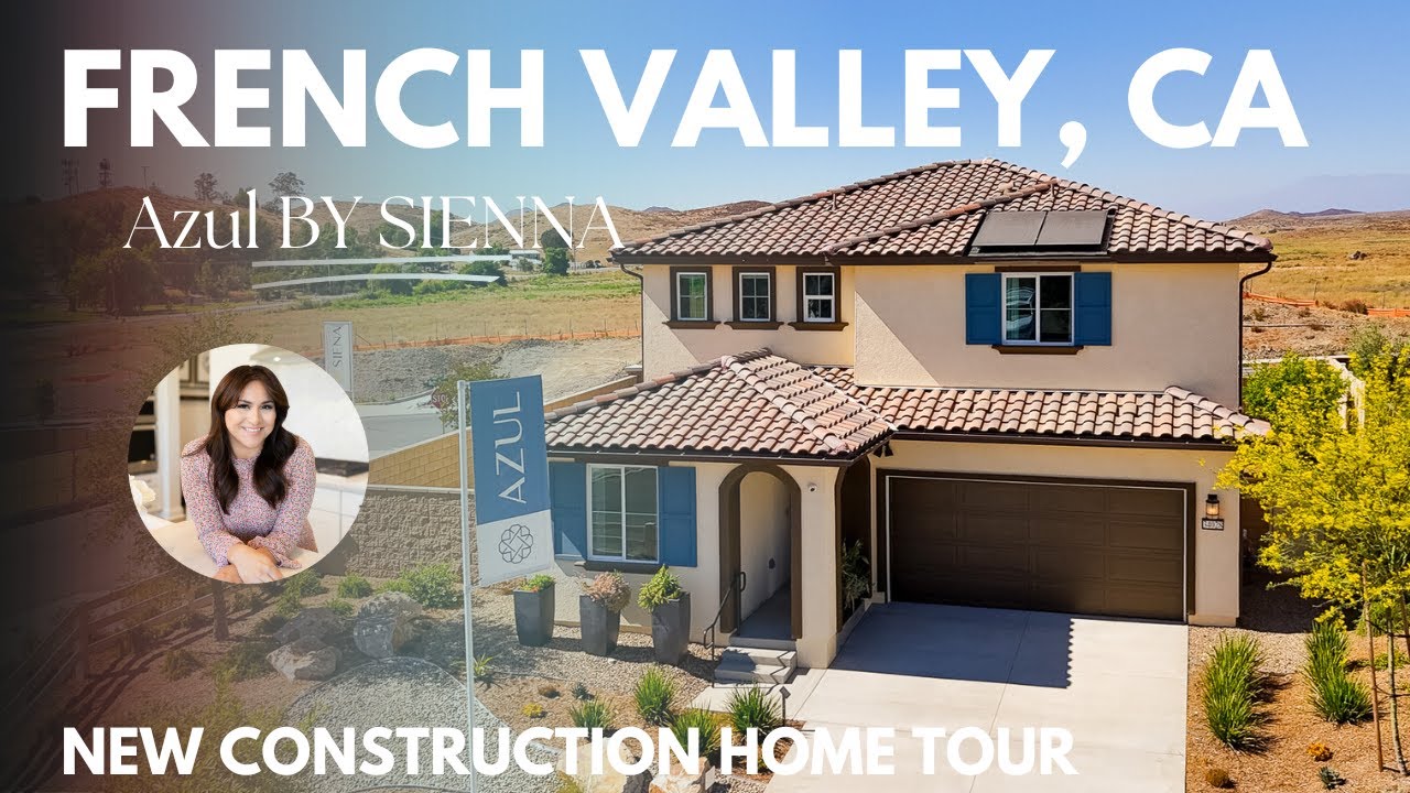 Plan 2 Azul in Sienna | New construction home tour | French Valley ca ...