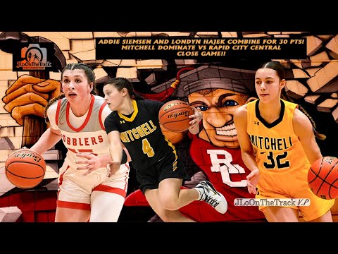 Mitchell's Addie Siemsen and Londyn Hajek 30 Pts vs Leah Landry's Rapid ...