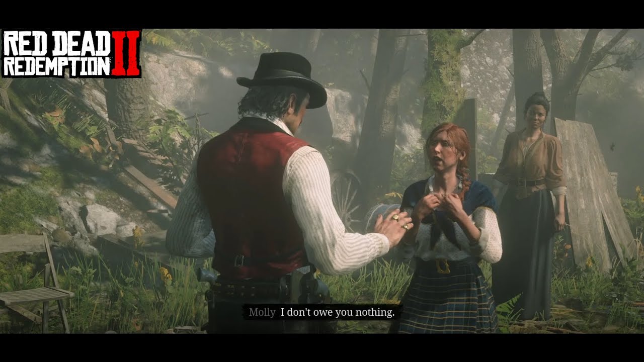 RDR2 The Death of Molly O'Shea S (Very Sad Cutscene) - YouTube
