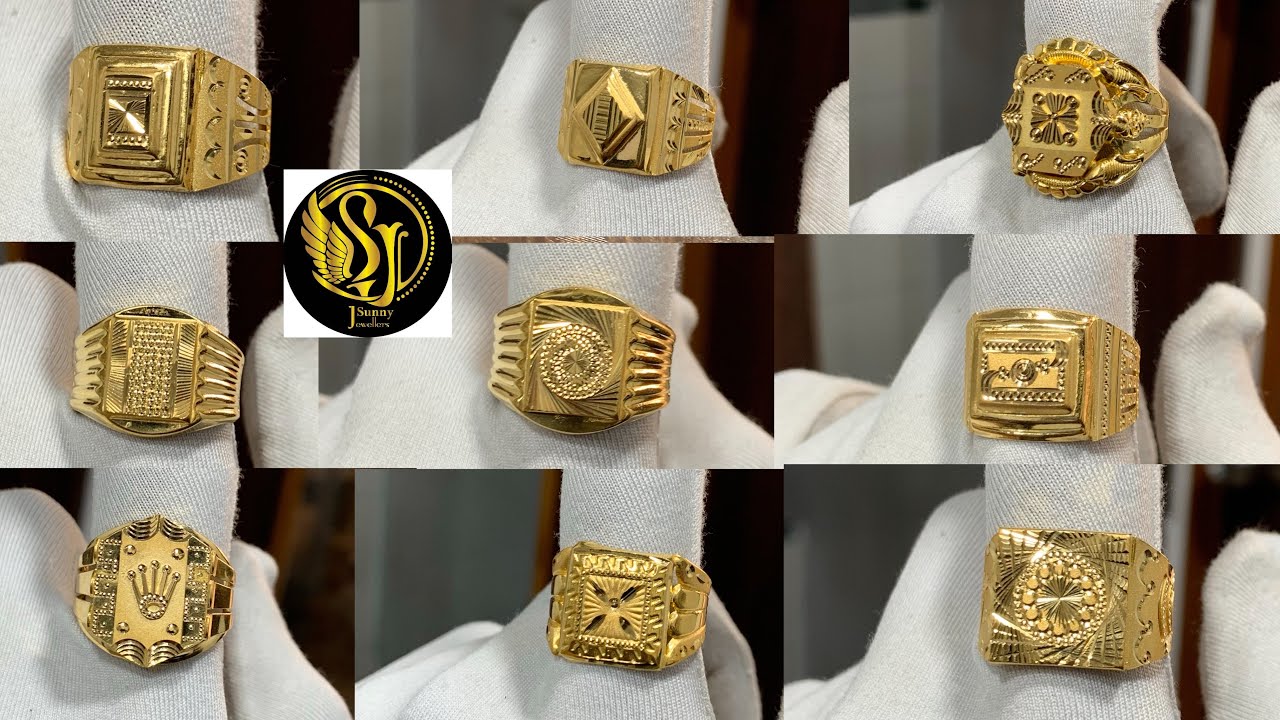 5 Grams Men’s Gold Ring Designs | latest Gold Ring Design For Men - YouTube