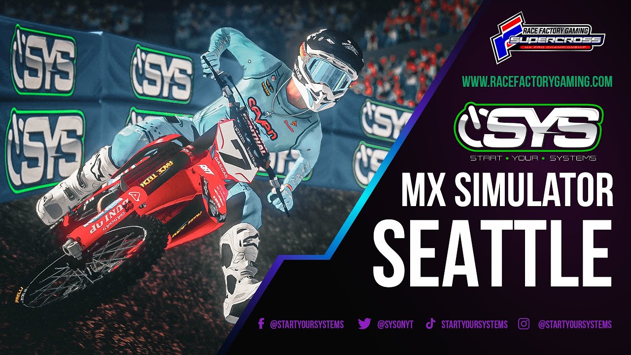 MX Simulator - 2025 MotoOption SX Rd. 11 - Seattle - YouTube