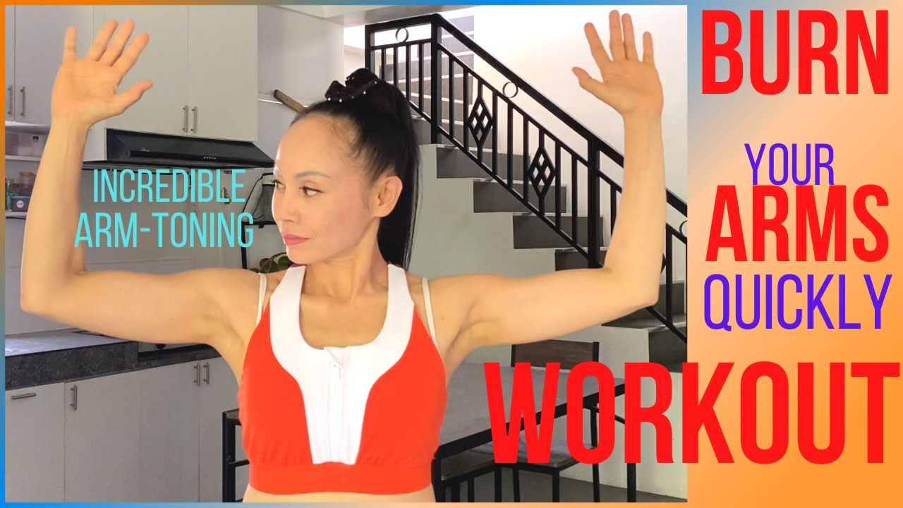 Burn Your Arms Quickly l Incredible Arm Toning Workout l No Equipment l ...