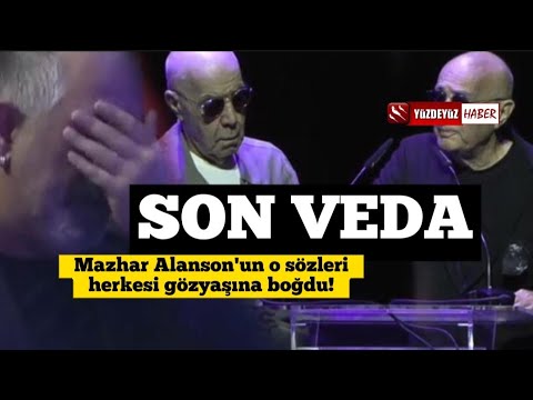 ÖZKAN UĞUR'A SON VEDA.. MAZHAR ALANSON KONUŞTU, HERKES AĞLADI