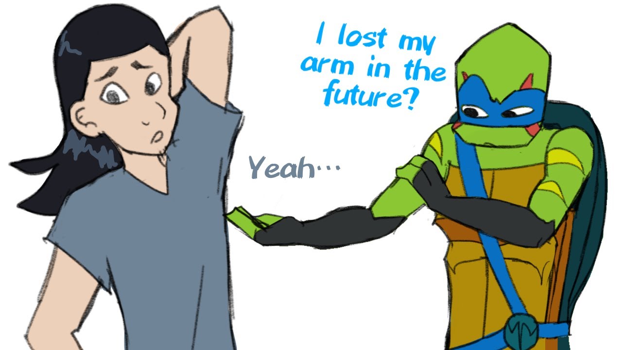 So the Kraang took my arm? | ROTTMNT Leo and Casey Jr. animatic - YouTube
