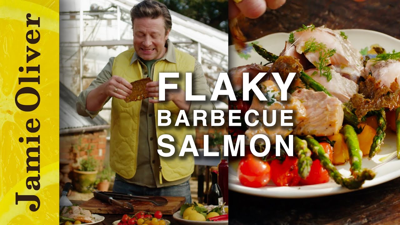 Flaky Barbecue Salmon | Jamie Oliver & Weber - YouTube