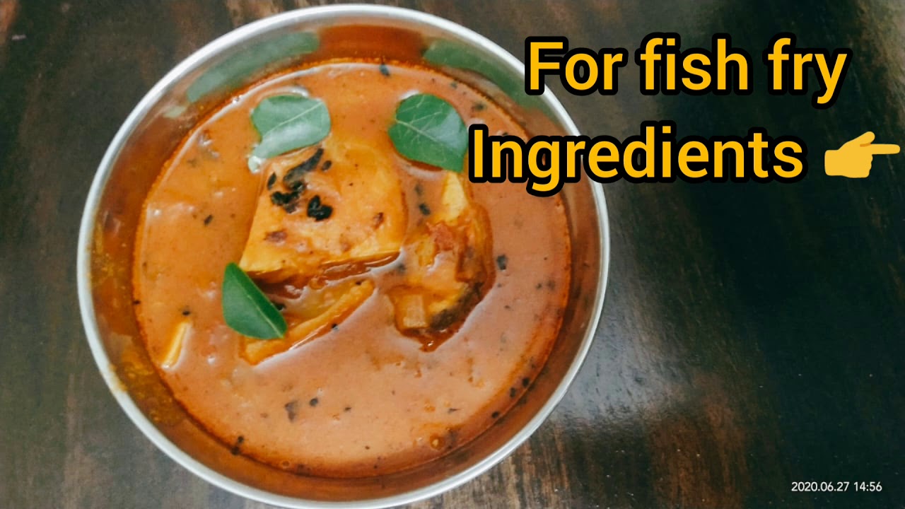 Fish kulambu & Fish Fry - YouTube