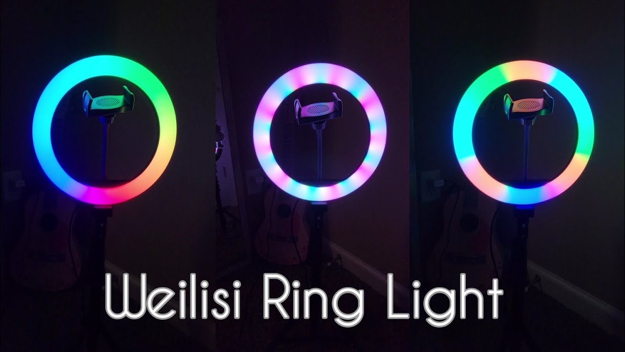 Weilisi Ring Light Features 🚥🌈 - YouTube