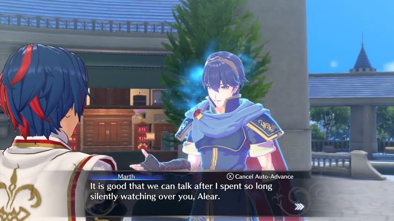 Marth talks to Alear: Fire Emblem Engage (English voice) - YouTube