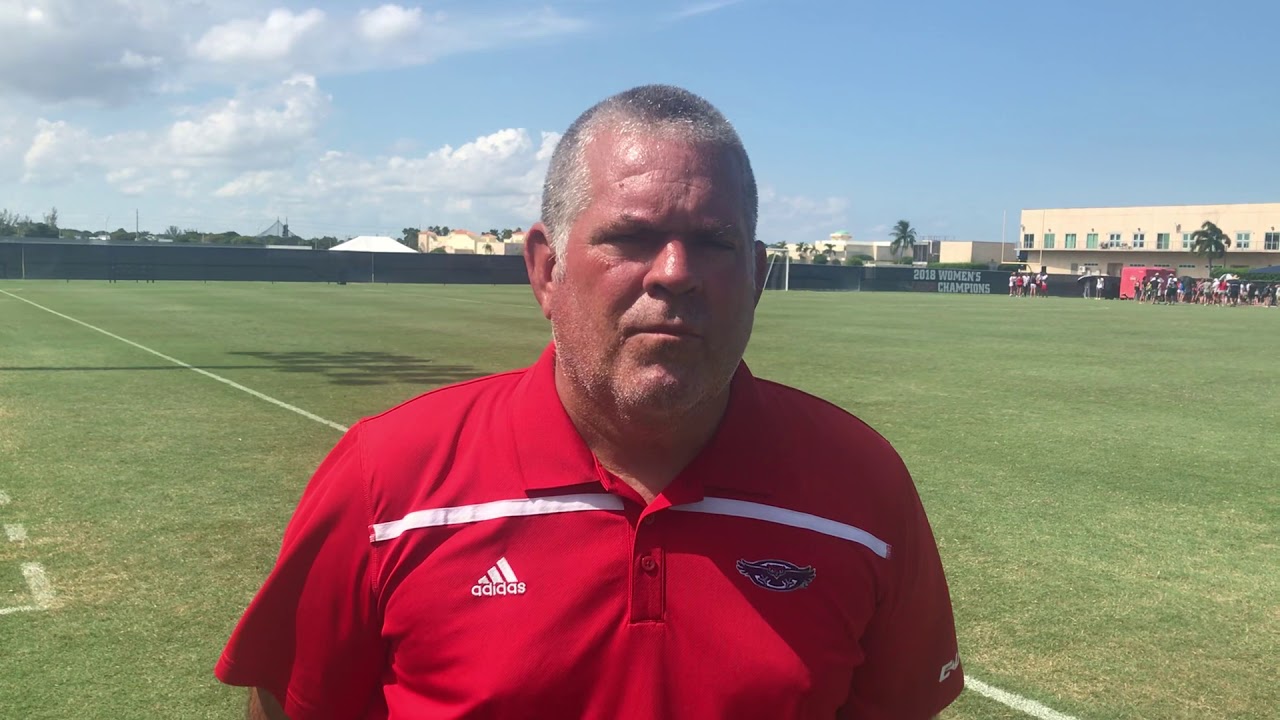 Coach Baker after win over UNF - YouTube