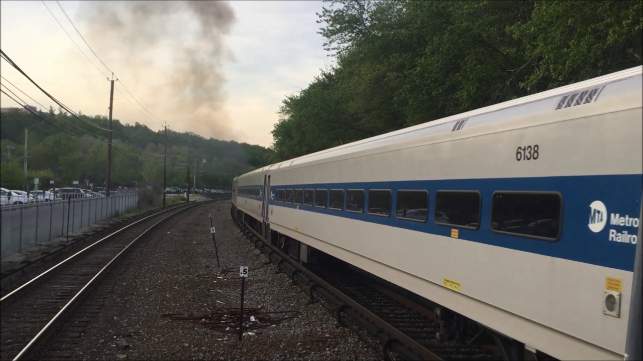 Metro North Trains on the Upper Harlem Line - YouTube