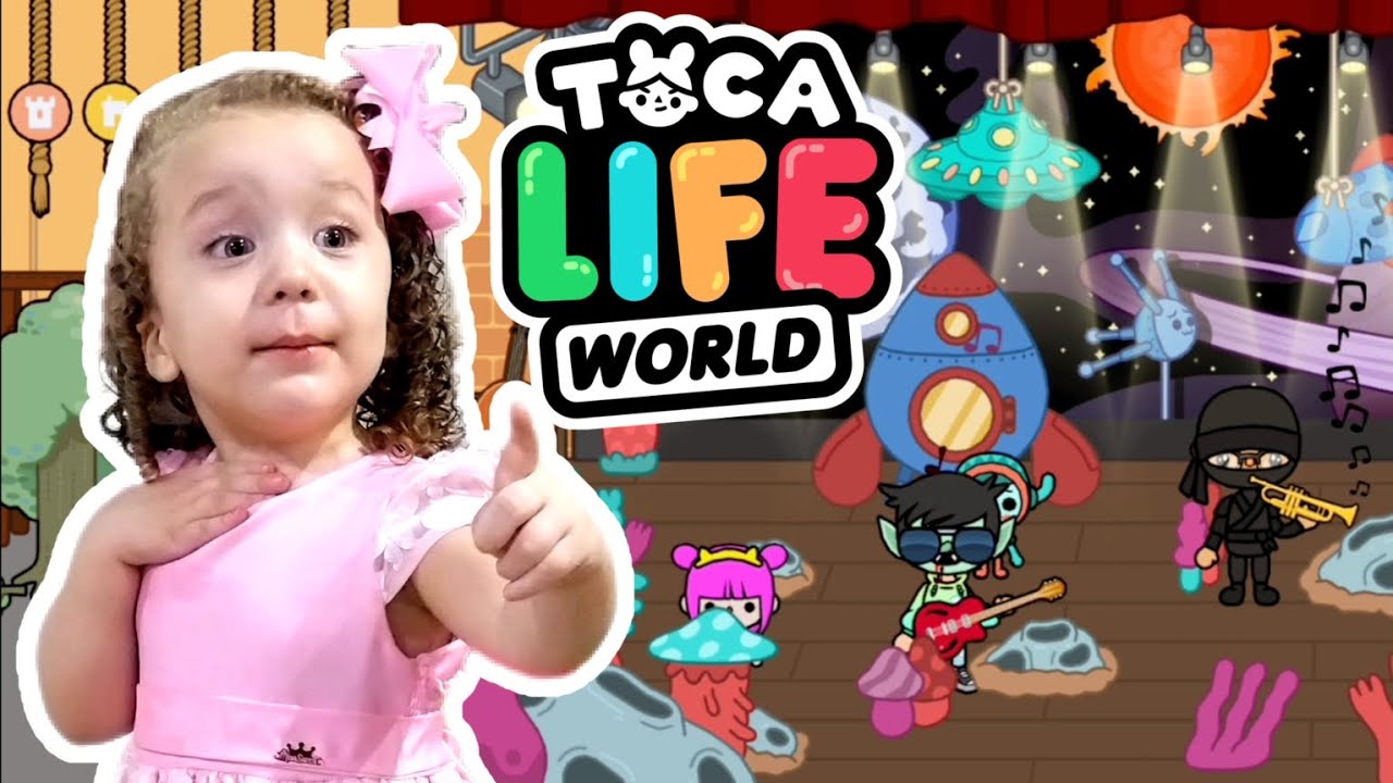 😎 CORTAMOS O CABELO E DEMOS UM SHOW NO TEATRO!! TOCA LIFE! com a mamãe ...
